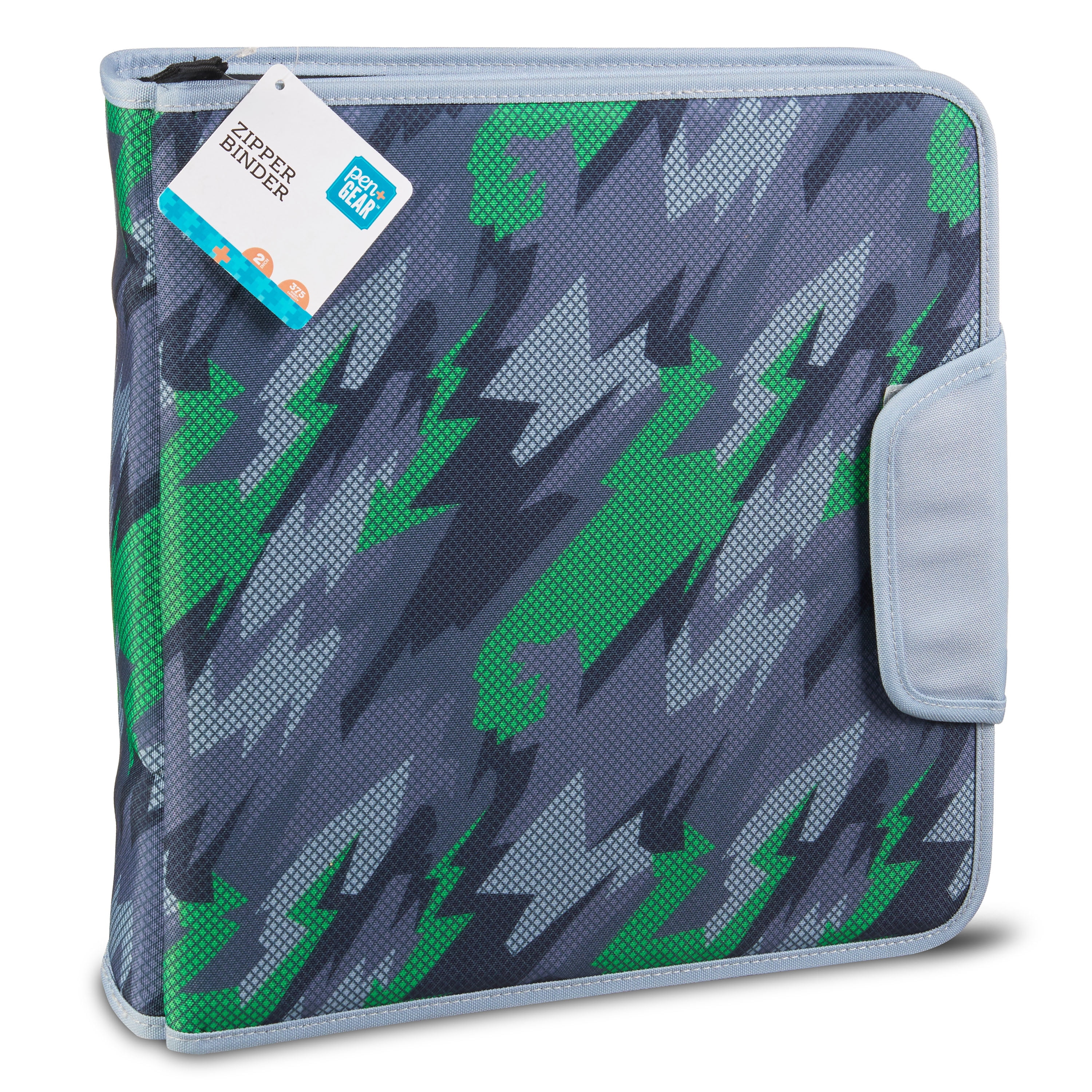 Pen + Gear 3-Ring Mesh Zipper Binder, 2" Rings, Camo - Walmart Business ...