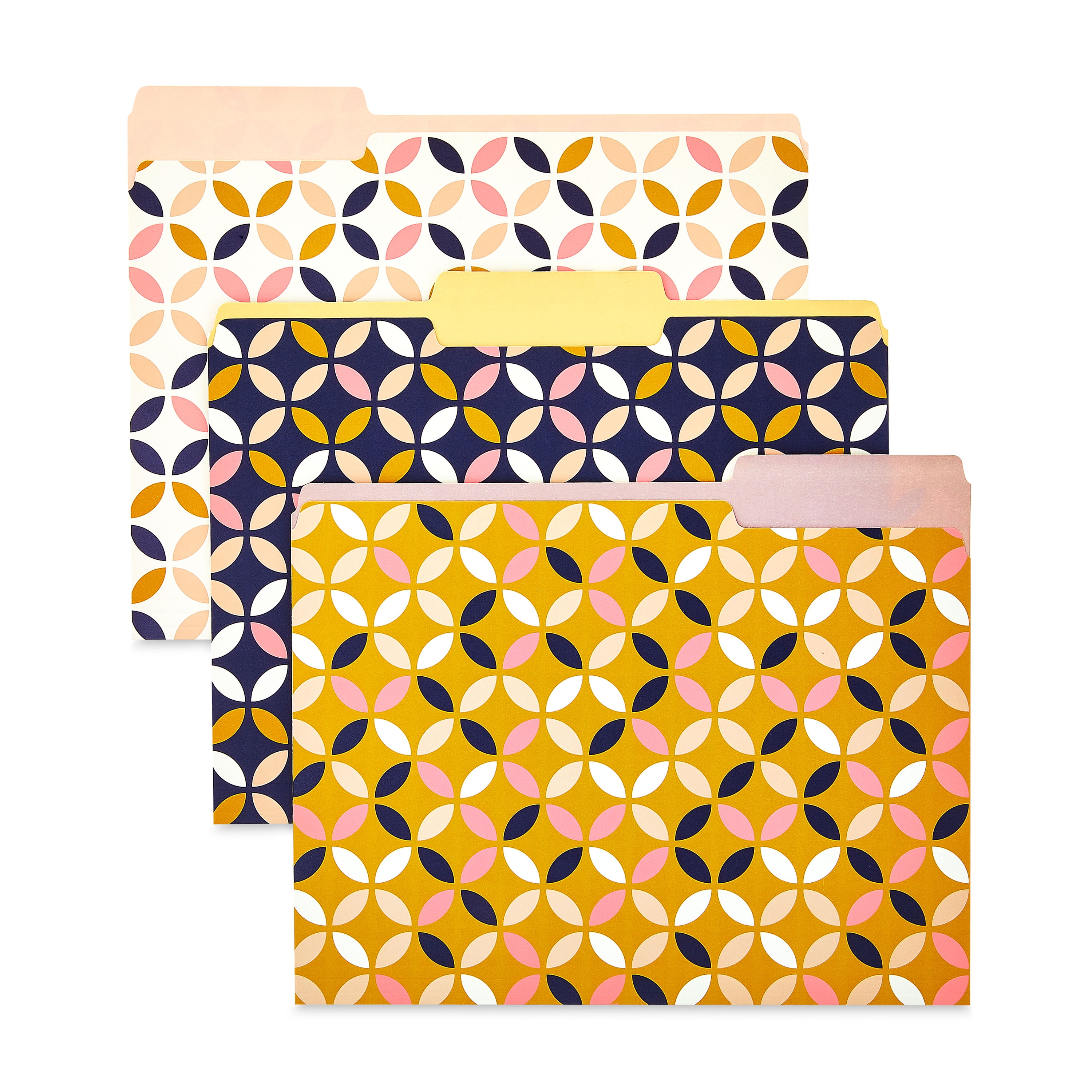 Pen+Gear 3-Tab Fashion File Folders, Letter Size, 9 Count - Walmart.com