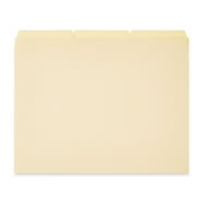Universal Manila File Folders, Top Tab, 1/3-Cut Tabs, Assorted ...