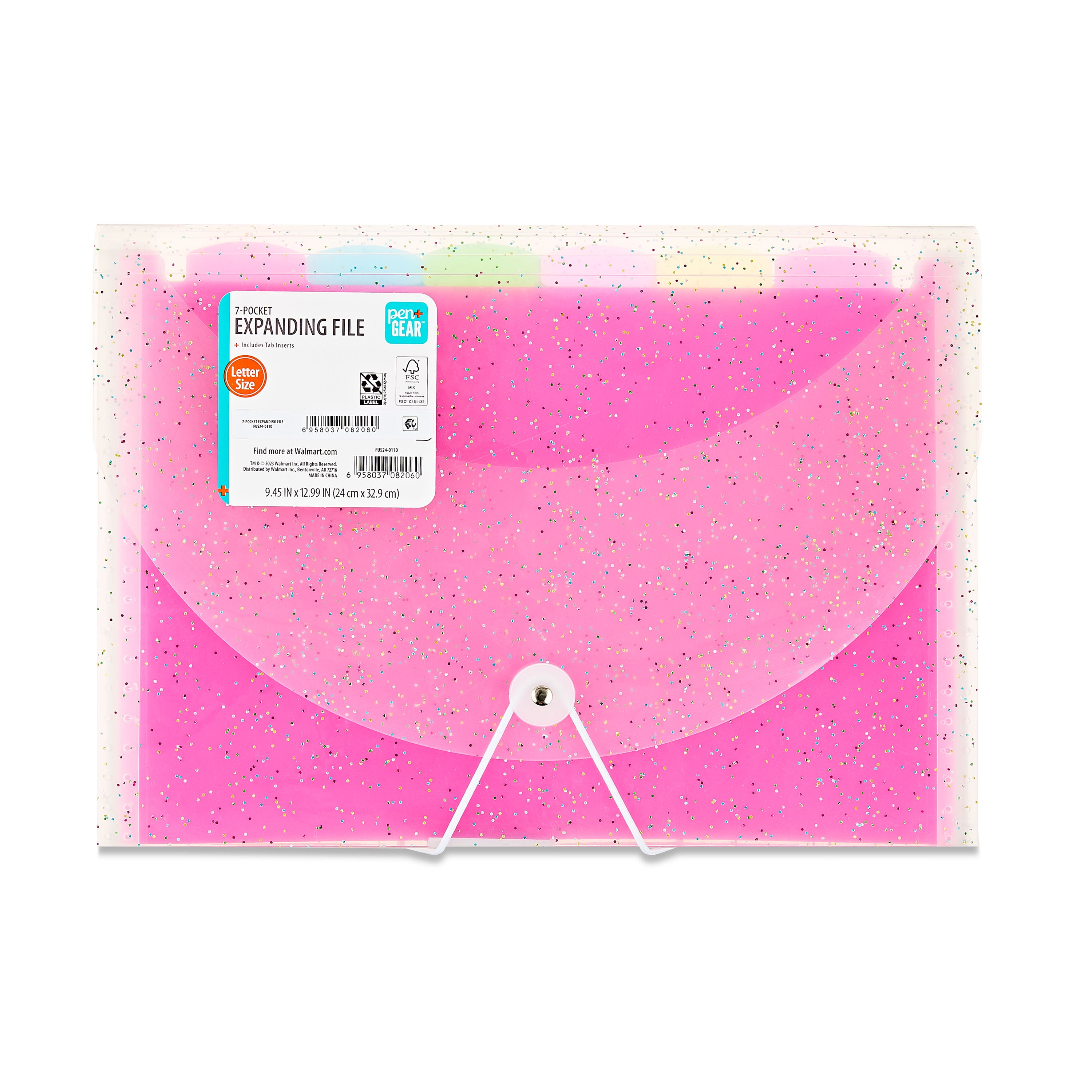 Brandclub - Pen+Gear 7-Pocket Poly Expanding File Organizer, Clear with ...