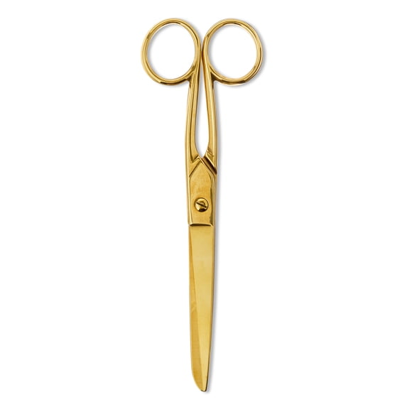 Pen+Gear Gold Scissors, 8 inches, 100% Steel, Durable and Stylish for ...