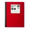 Pen+Gear College Rule Composition Book, 7.5" x 9.75", Red, 80 Sheets ...