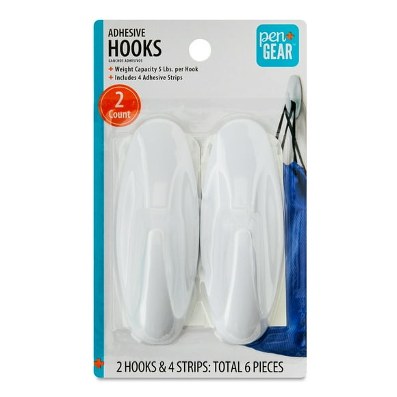 Adhesive Plastic Hooks