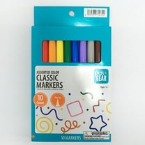 Crayola Classic Thin Line Marker Set, 8-Colors, Fine School Supplies ...