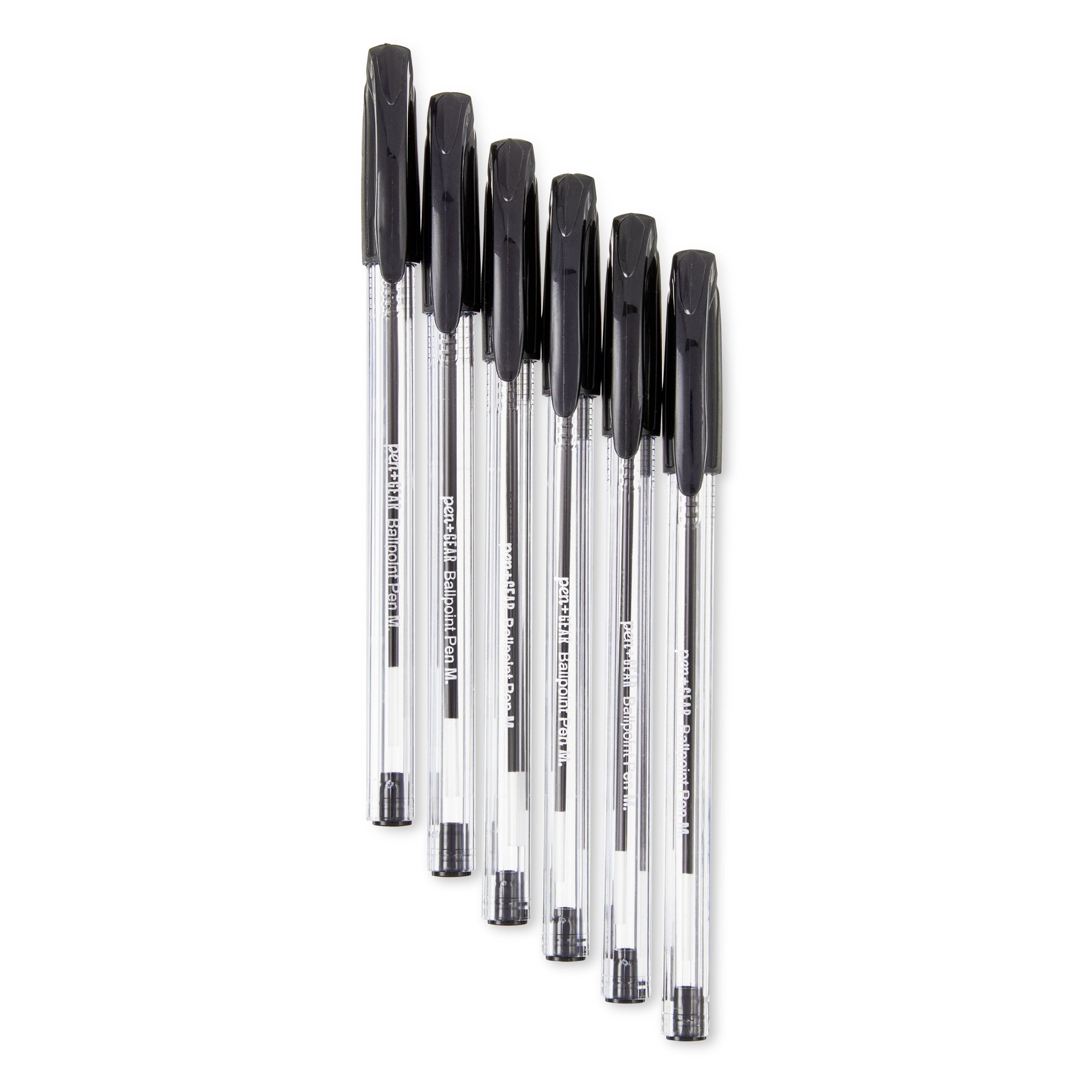 Pen+Gear Ballpoint Stick Pens, 1.0 mm, Black, 36 Count - Walmart.com
