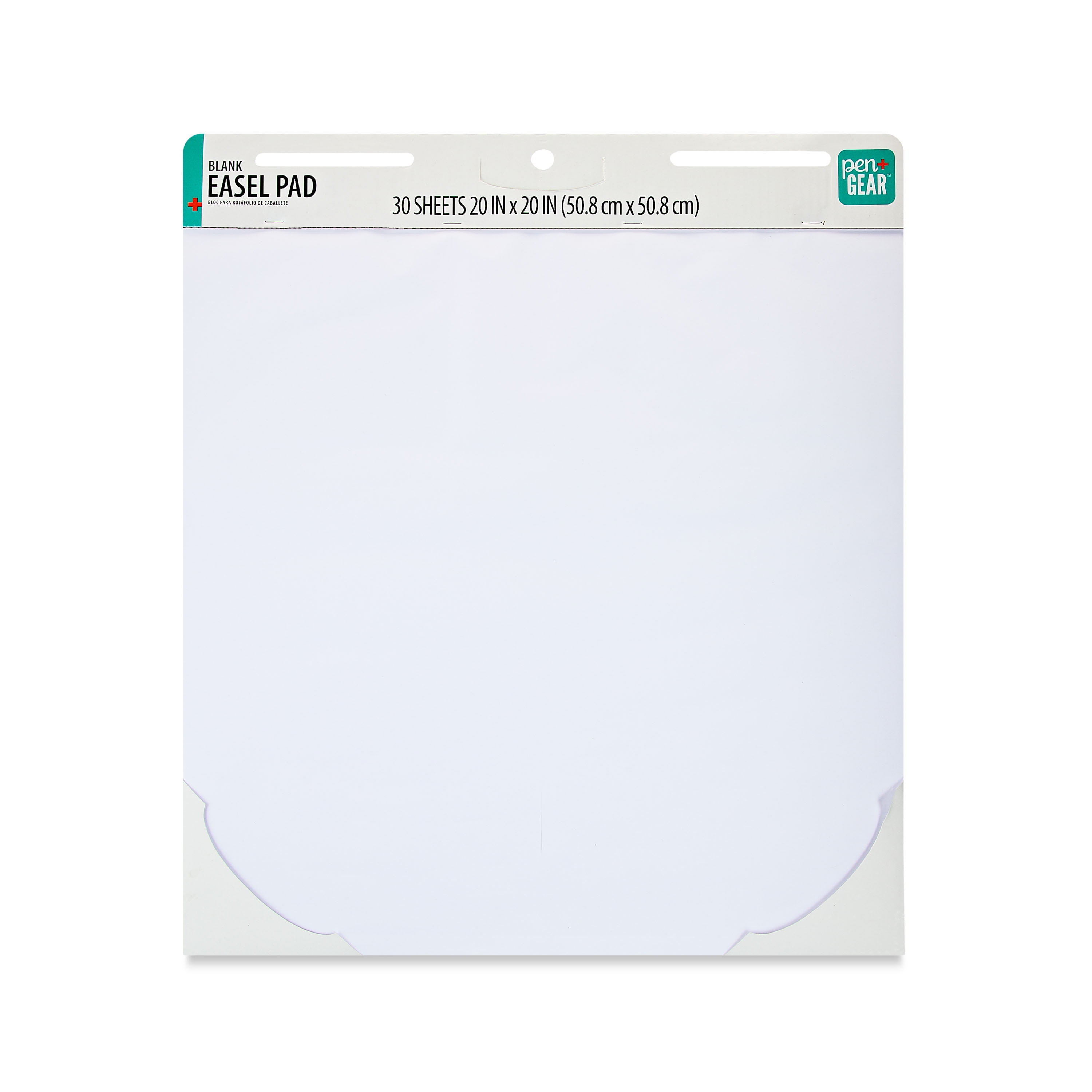 Pen+Gear Blank Easel Pad, 20" x 20", 30 Sheets, 1 Pad - Walmart.com