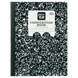 Pen+Gear College Ruled Composition Book, 7.5" x 9.75", Black and White ...