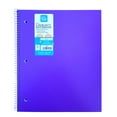 Pen + Gear College Ruled Poly 1-Subject Notebook with Inside Pockets, 9 ...