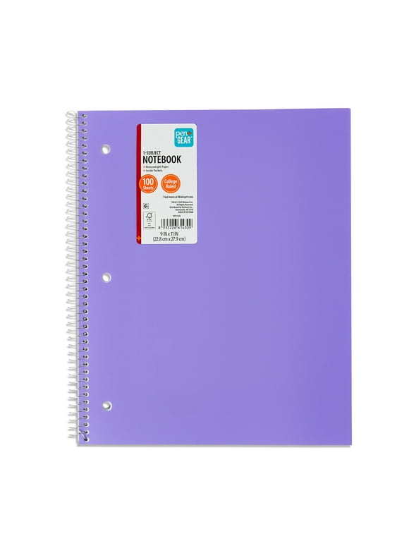1-Subject Spiral Notebooks in Spiral Notebooks - Walmart.com