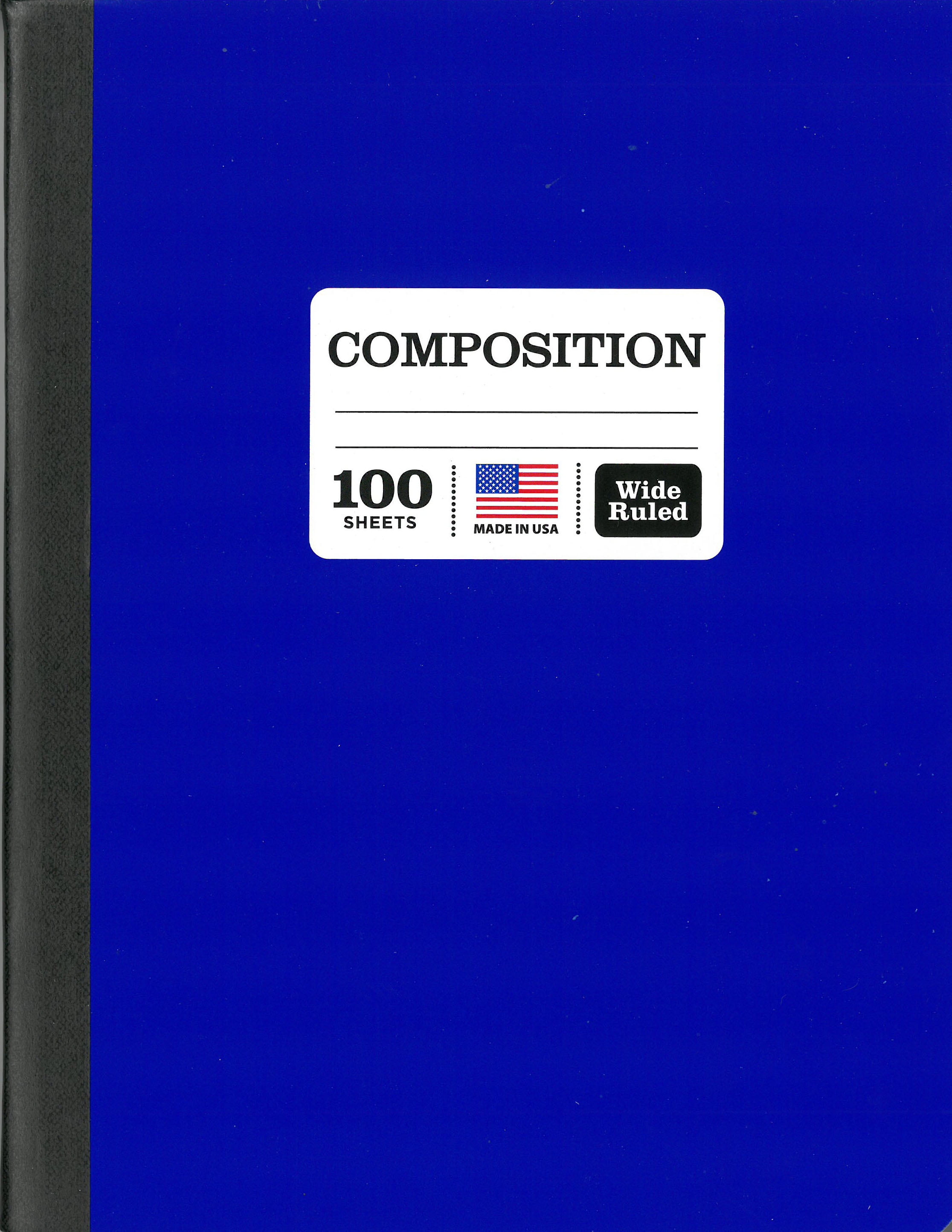 Pen + Gear Composition Book, Wide Ruled, 100 Pages, 7.5" x 9.75", Color ...