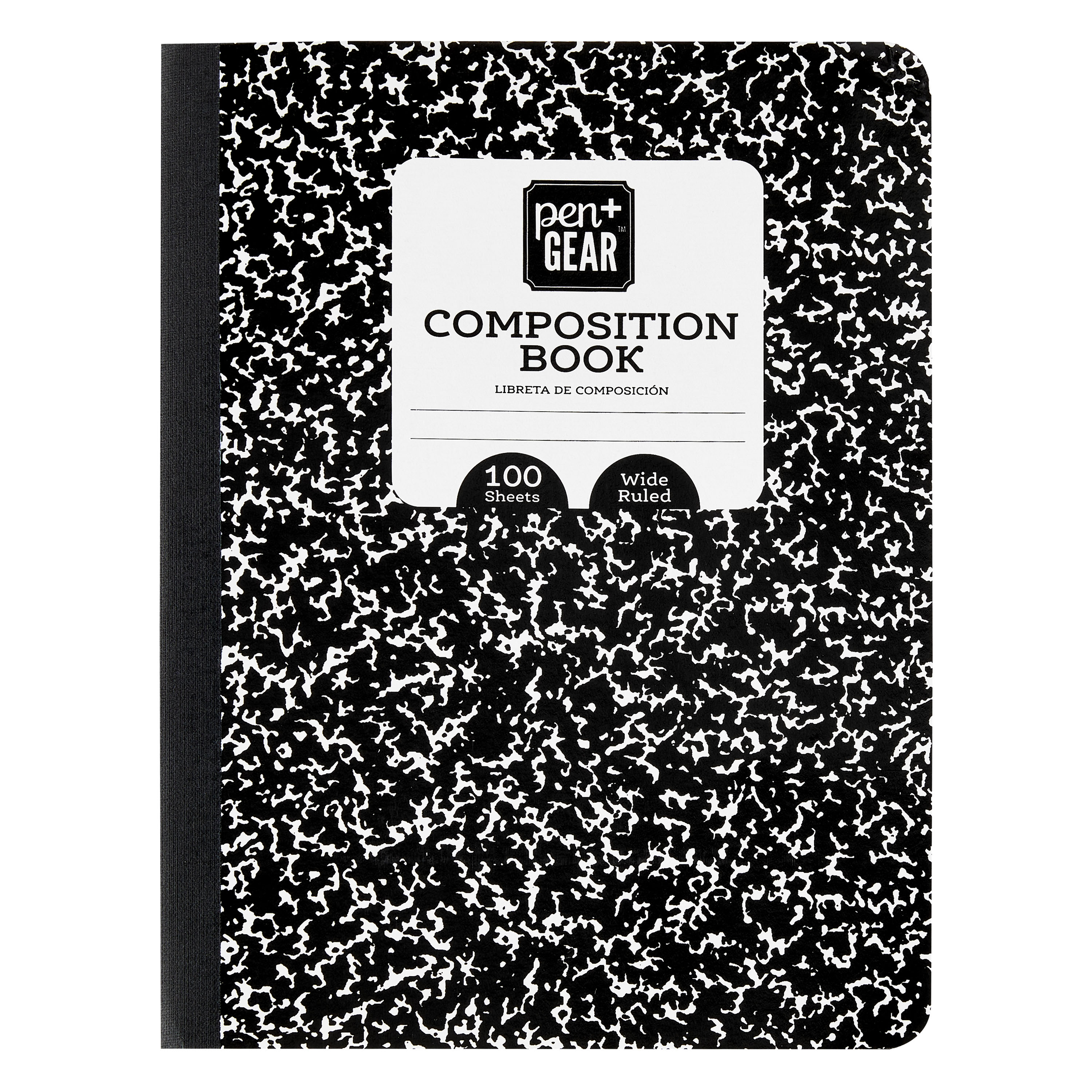 Pen Gear Composition Book Wide Ruled 100 Sheets Walmart
