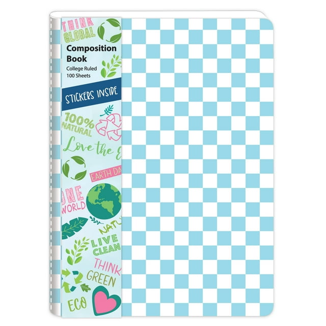 Pen+Gear Composition Notebook, 9.5" x 7.125", College Ruled, 100 Sheets ...