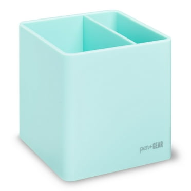 U Brands Woven Desktop Organizer, 10.2" x 4.9" x 5.7", Boho Chic, Made ...