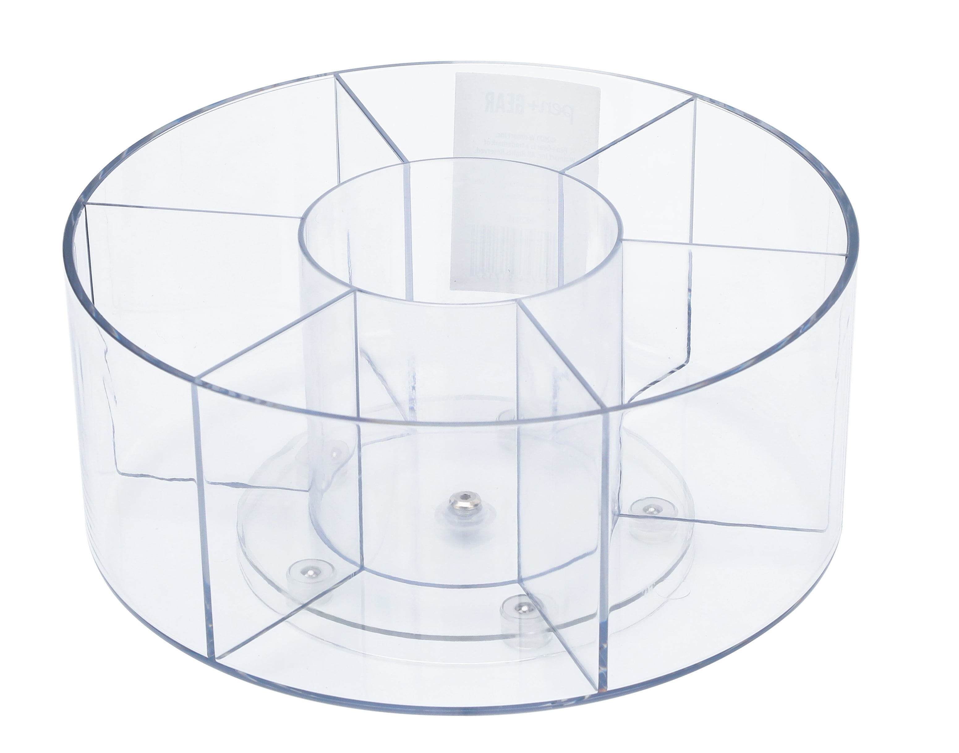 Pen+Gear Desktop Organizers Clear Carousel Storage Tray-360 Degree ...