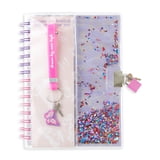 Pen+Gear Diary Journal, Bracelet and Diary Lock with Key, Butterfly,160 ...