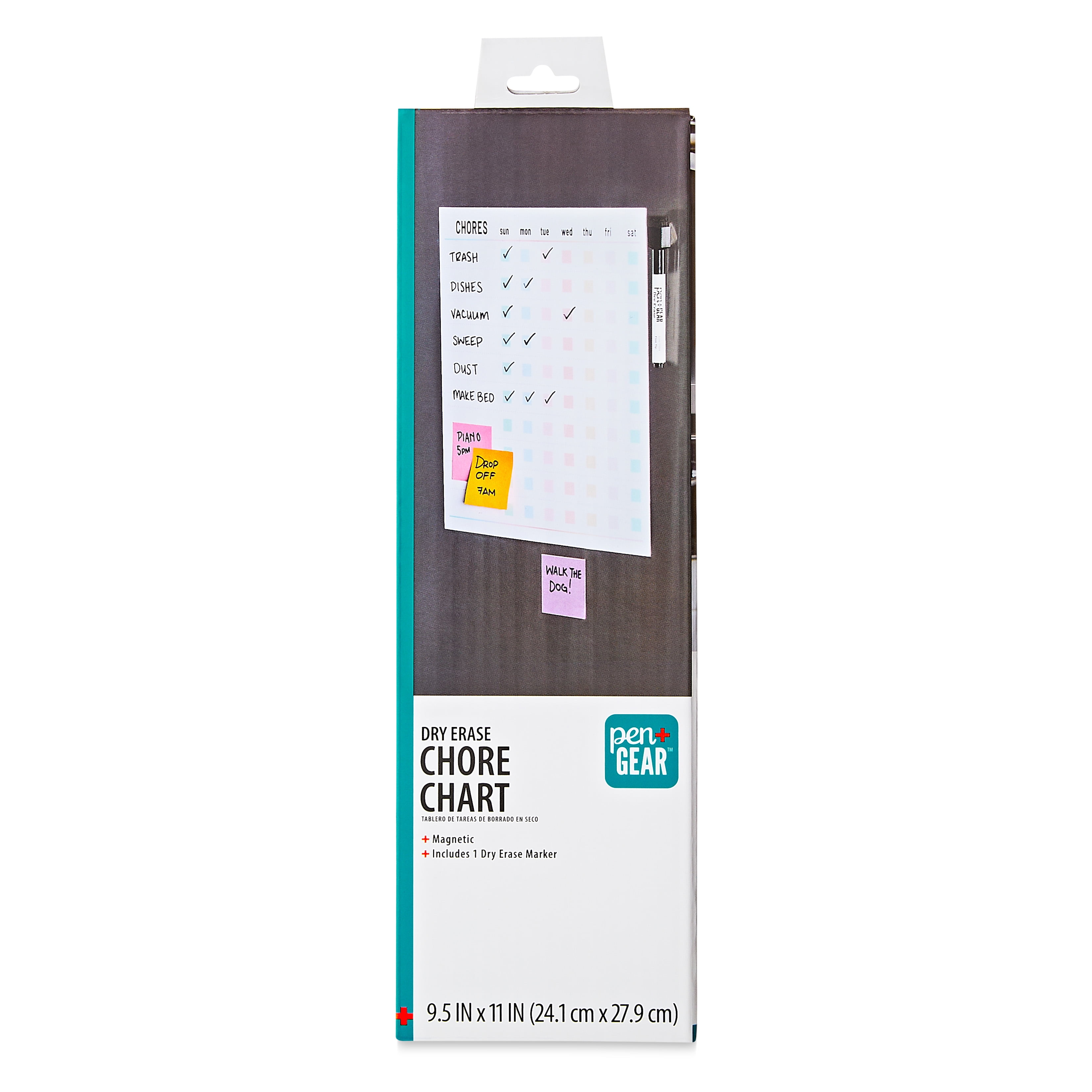 Pen+Gear Dry Erase Chore Chart, 9.5 in x 11 in, Whiteboards - Walmart.com
