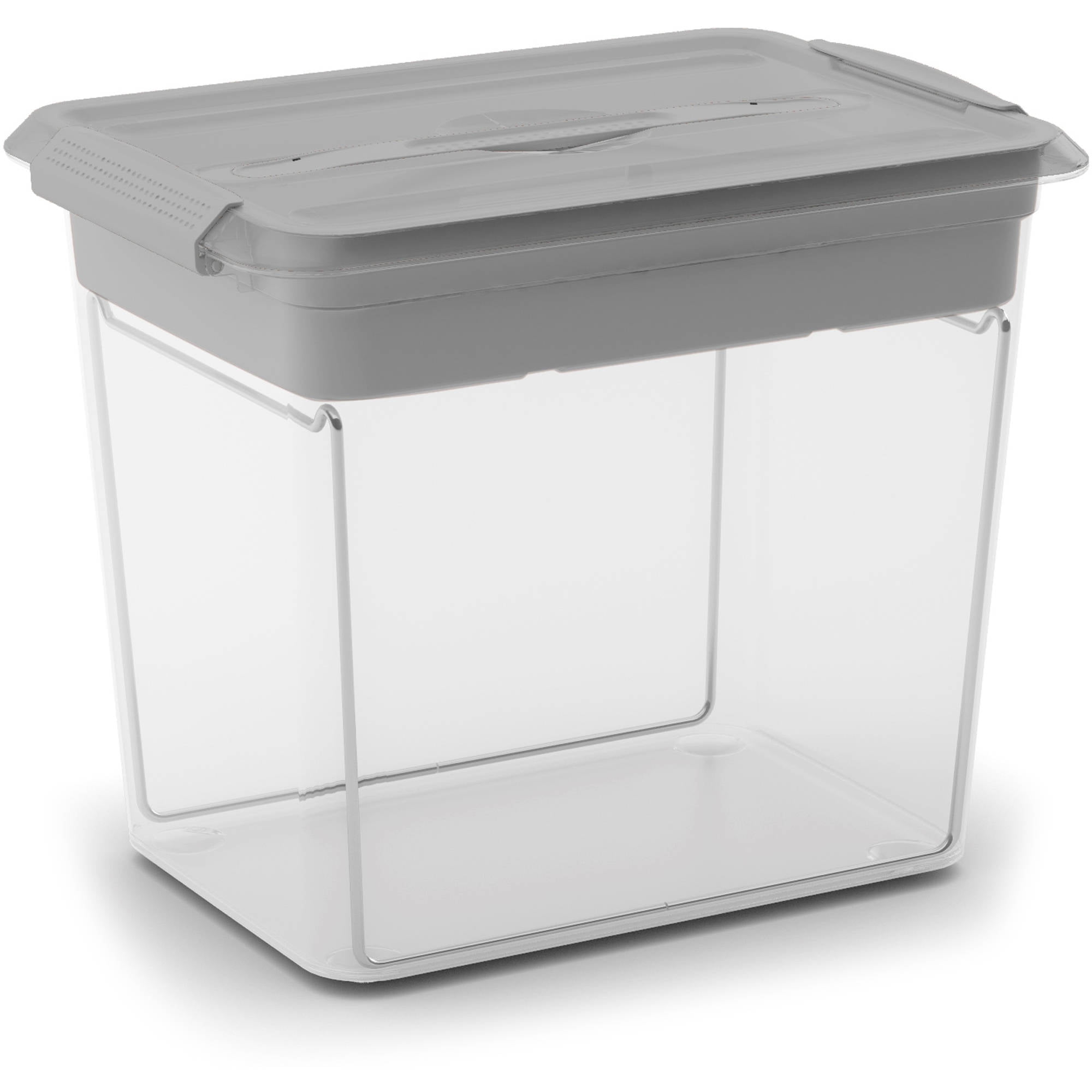 Pen+Gear Durable Construction File Storage Box, Polypropylene Gray ...