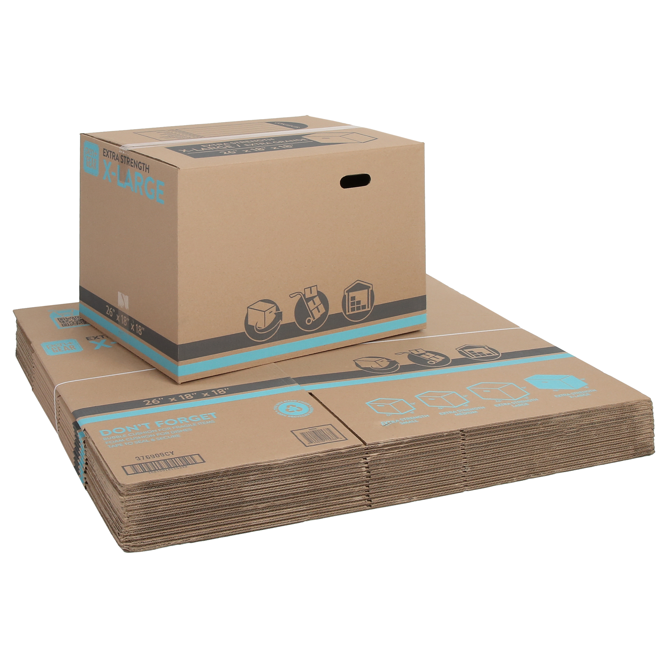 UBMOVE Extra Large Corrugated Moving Boxes, 5 Pack, Ideal for Packing ...