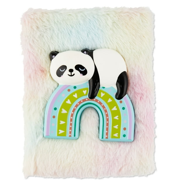 Pen+Gear Faux Fur Panda Journal,192 Ruled Pages, 80 GSM Paper - Walmart.com