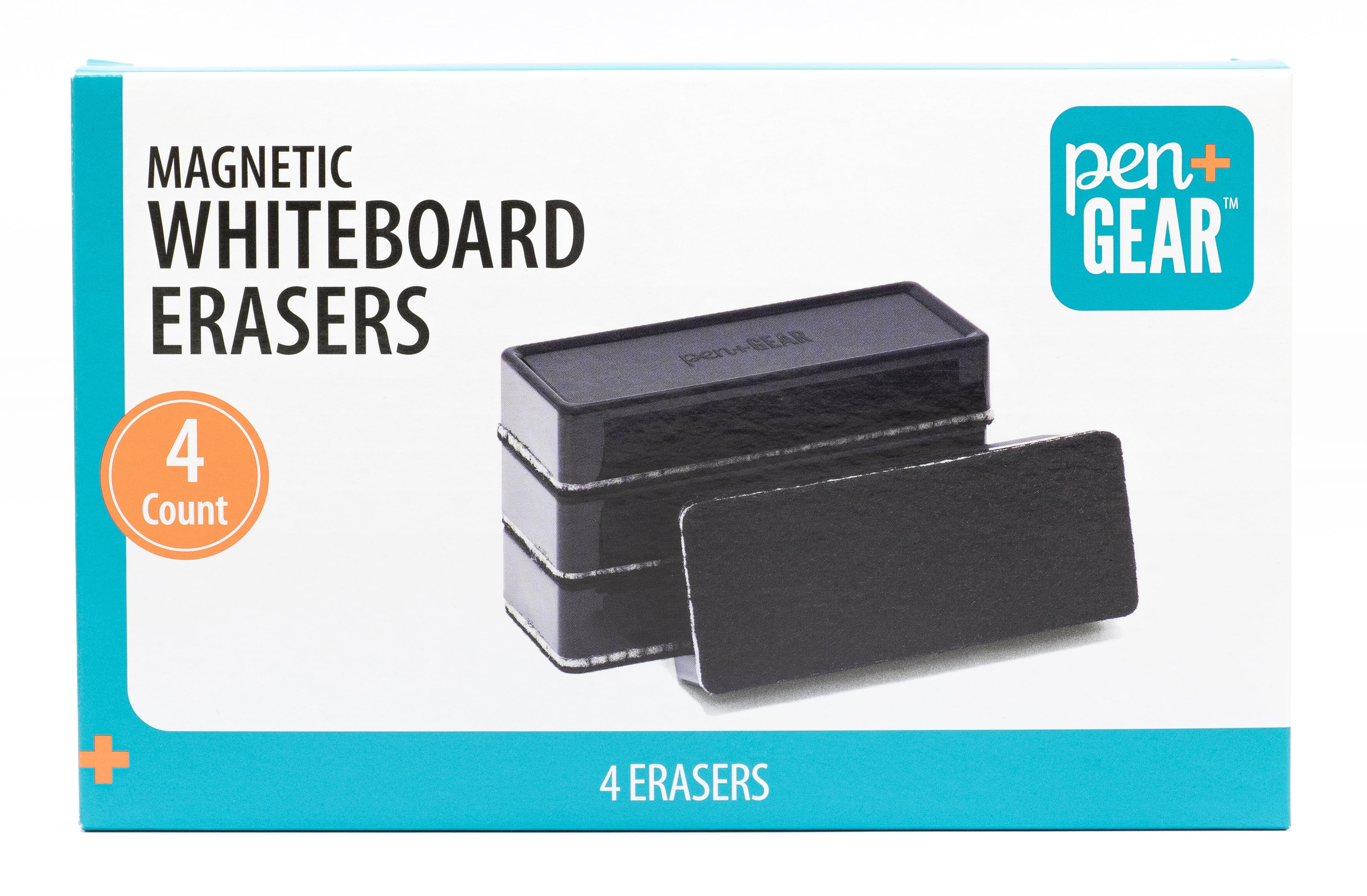 Pen+Gear Felt Chalkboard/ Dry Erase Erasers, 2" X 5", 4 Count - Walmart.com