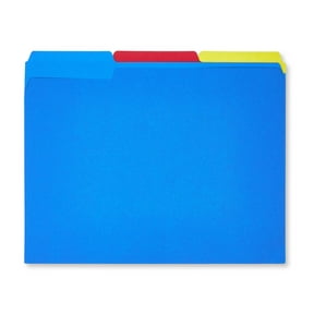 Pen+Gear File Folders Manila Letter Size 9.5x11.6 Inch 1/3 Tab Cut 150 ...