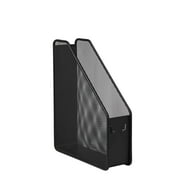 Deli Collapsible Magazine Holder, Black Plastic File Organizer, 4 ...