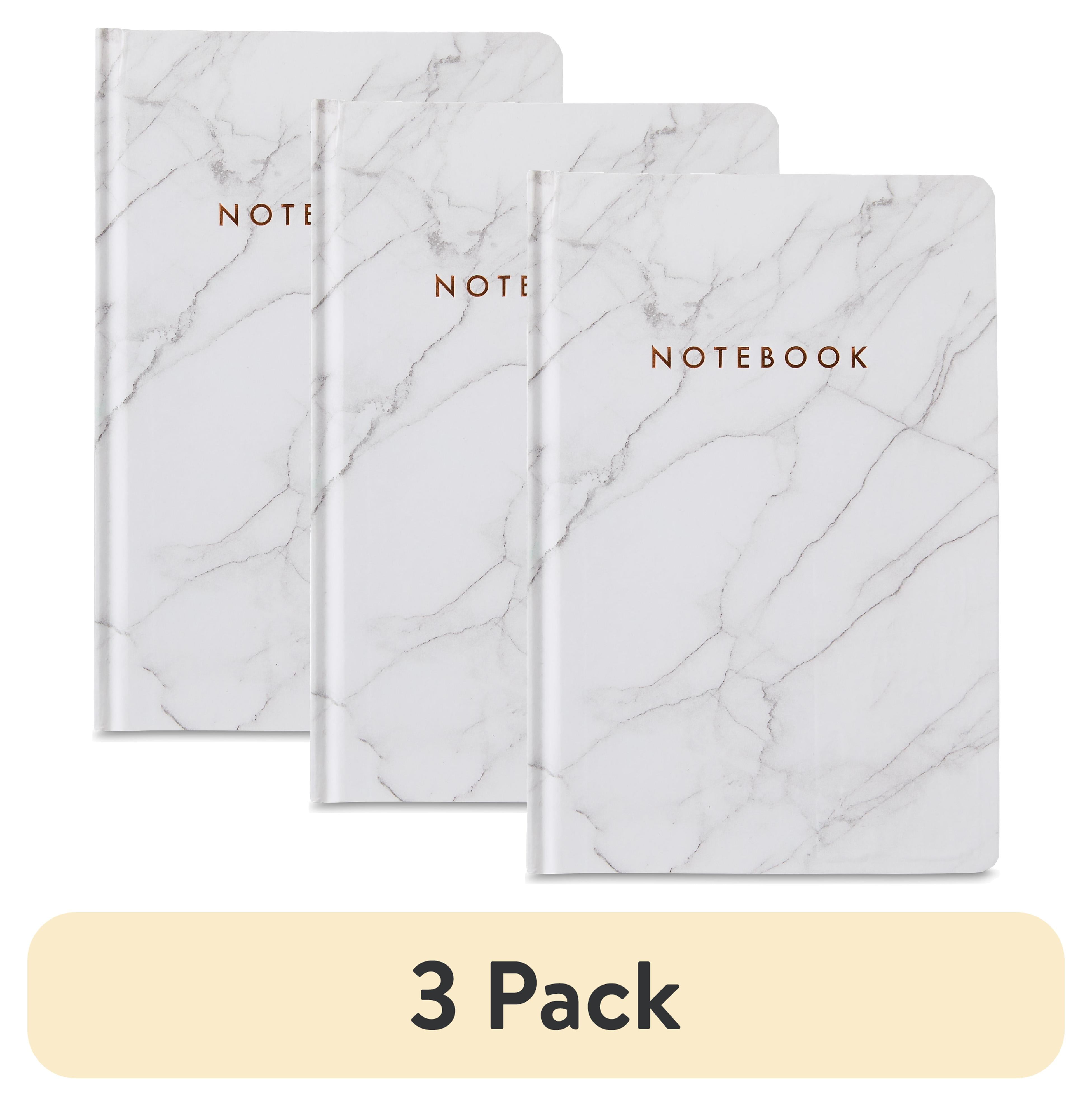 (3 pack) Pen + Gear Foil Stamped, Marble Book Bound Journal, 240 pages ...