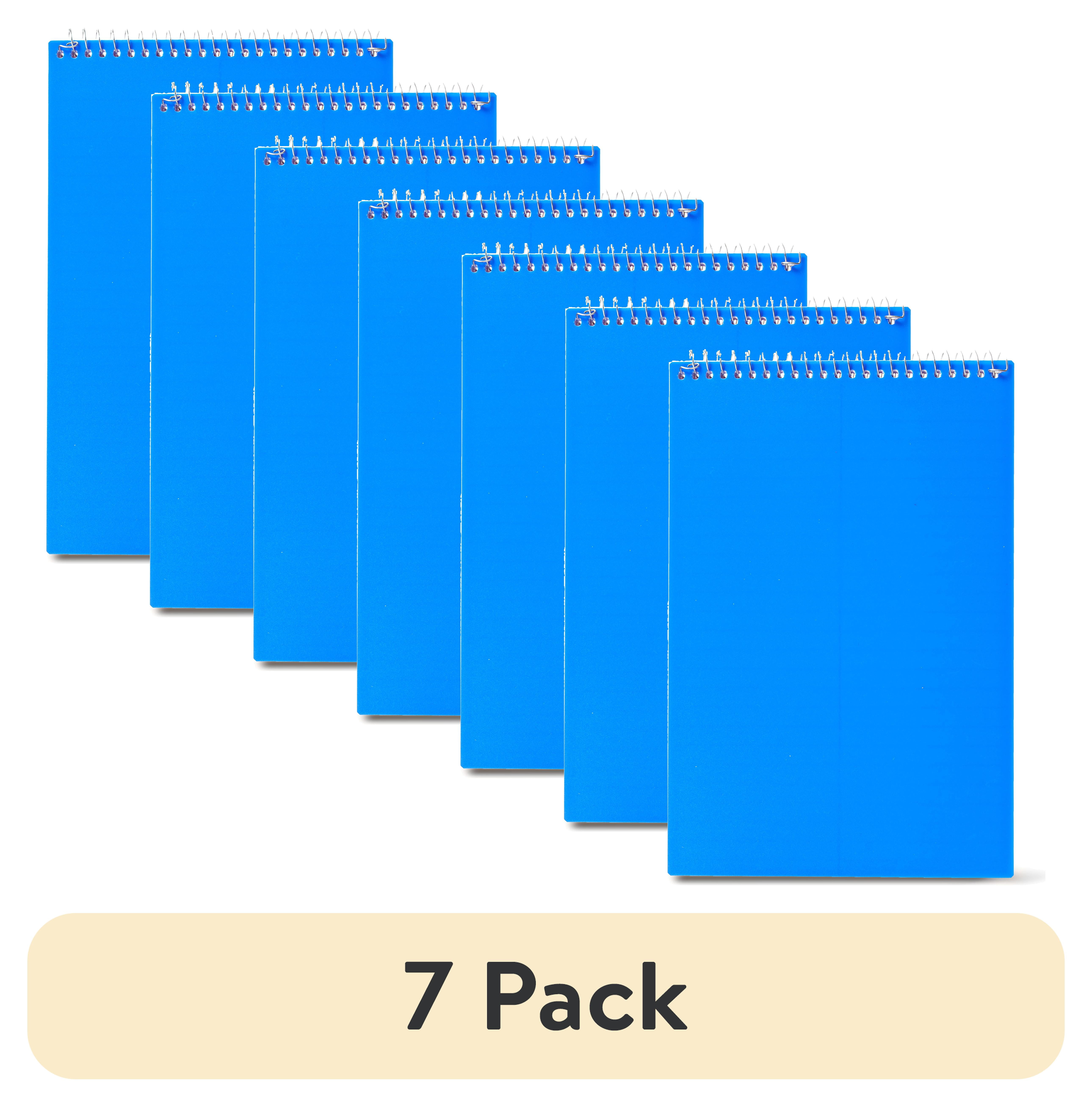 (7 pack) Pen + Gear Gregg Ruled Poly Steno Pad Notebook, 80 Sheets, 6 ...
