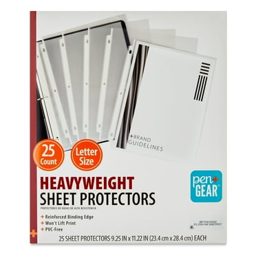 Clear Sheet Protectors, 8.5" x 11", 100 Pack, Durable, Top Load ...
