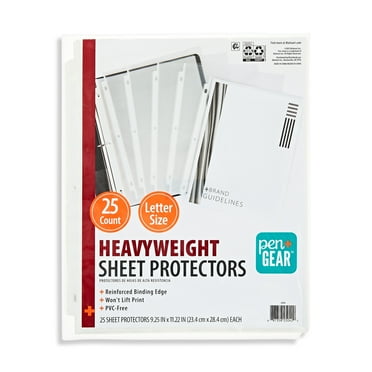 C-Line Colored Polypropylene Sheet Protector, Assorted Colors, 2", 11 x ...