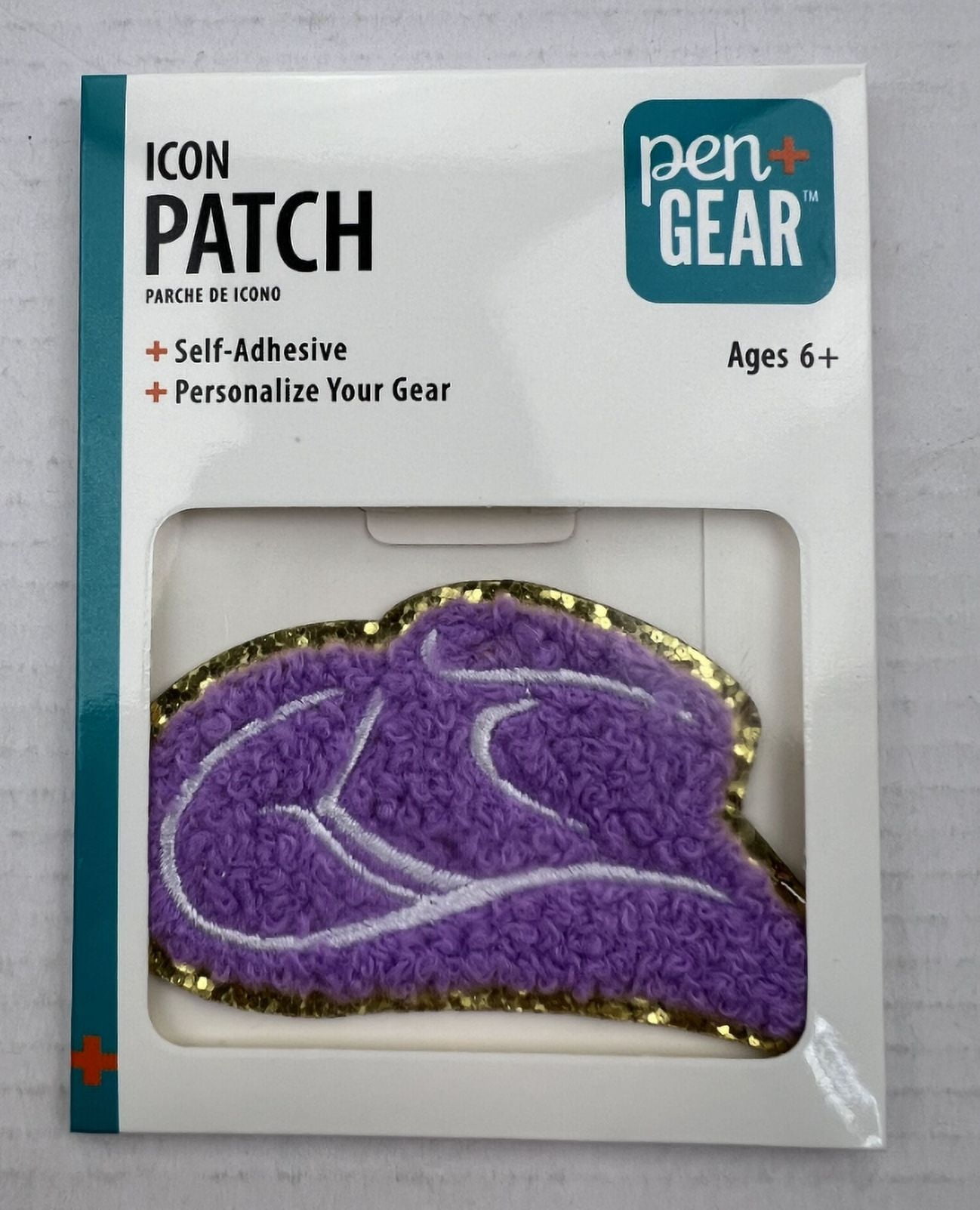 Pen+Gear Icon Patch Sticker 'Cowboy Hat' Lavender, Chenille - Walmart.com