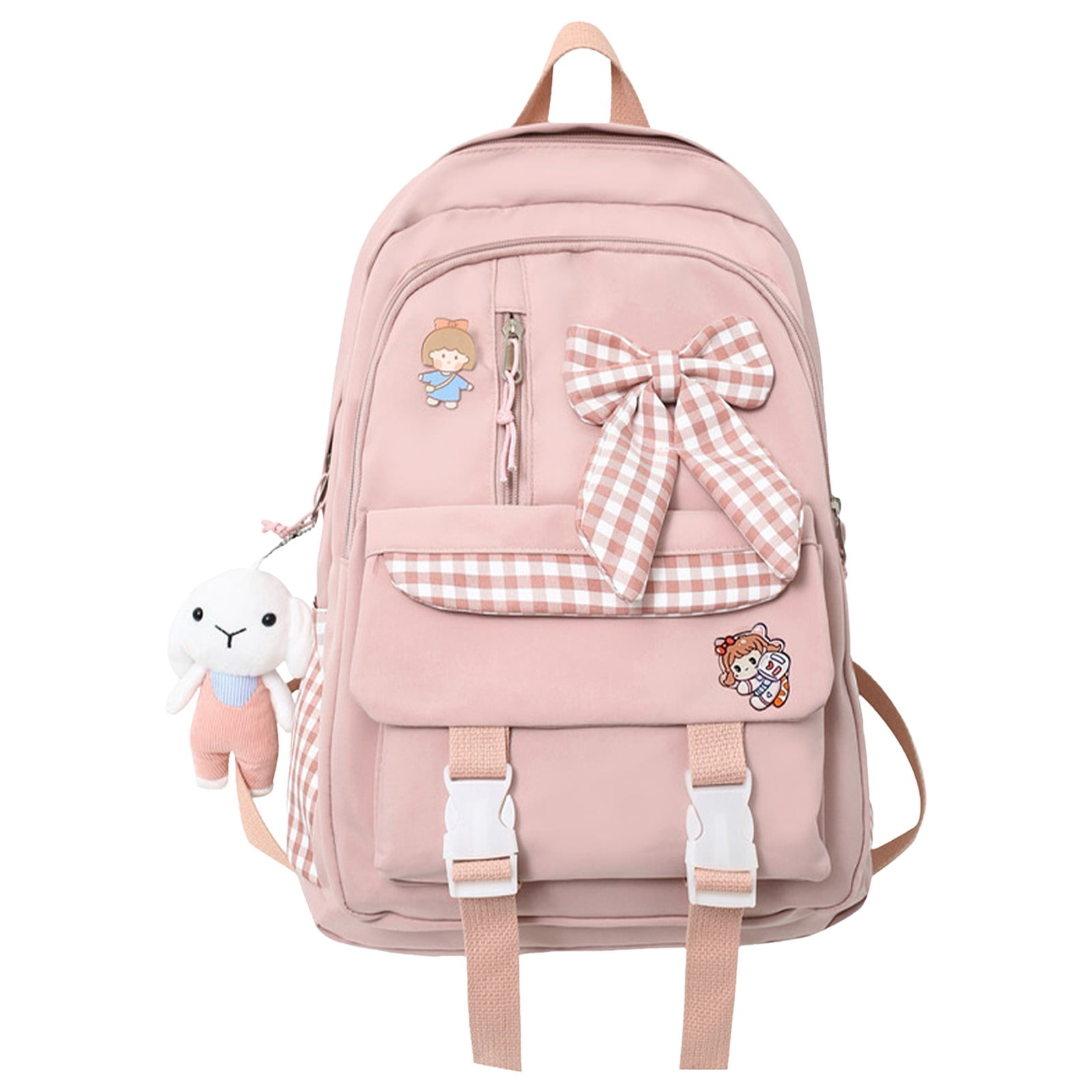 Pen + Gear Kawaii Bowknot Big Capacity Backpack with Kawaii Pin and ...