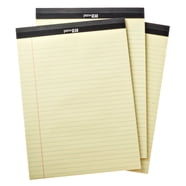 Universal Perforated Ruled Writing Pad, 5 x 8, Canary, 50 Sheets, Dozen ...