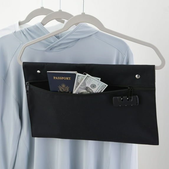 Pen+Gear Locking Hanger Safe, Black, 15.75" x 9.84" - Walmart.com