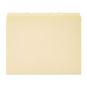 Pen+Gear File Folders Manila Letter Size 9.5x11.6 Inch 1/3 Tab Cut 150 ...