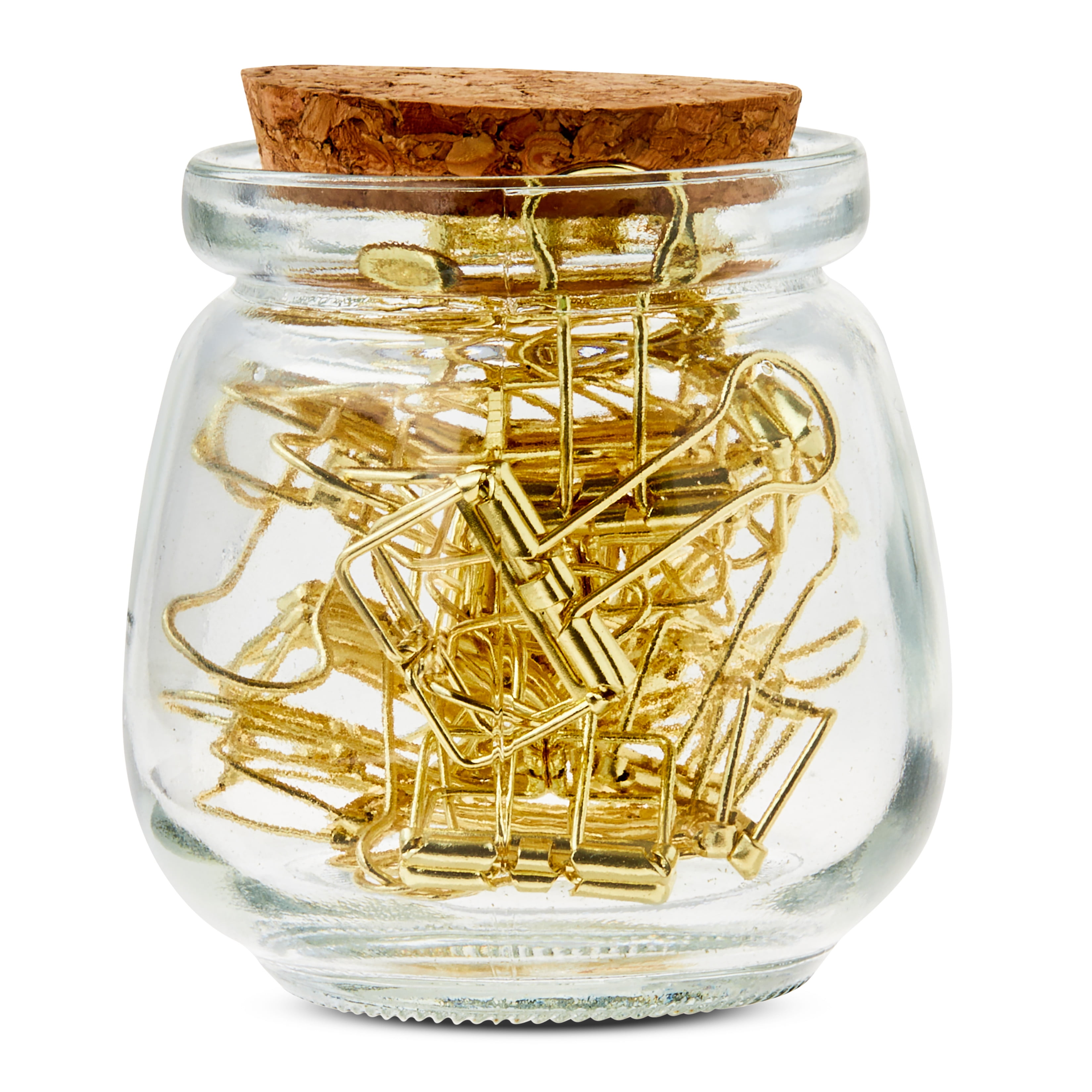Pen+Gear Gold Metal Binder Clips, 18 Count, Steel, Office Document ...