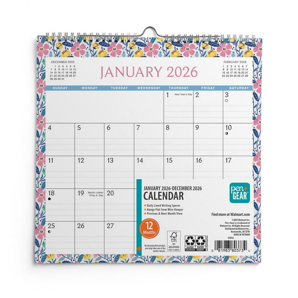 Small Stick Calendars