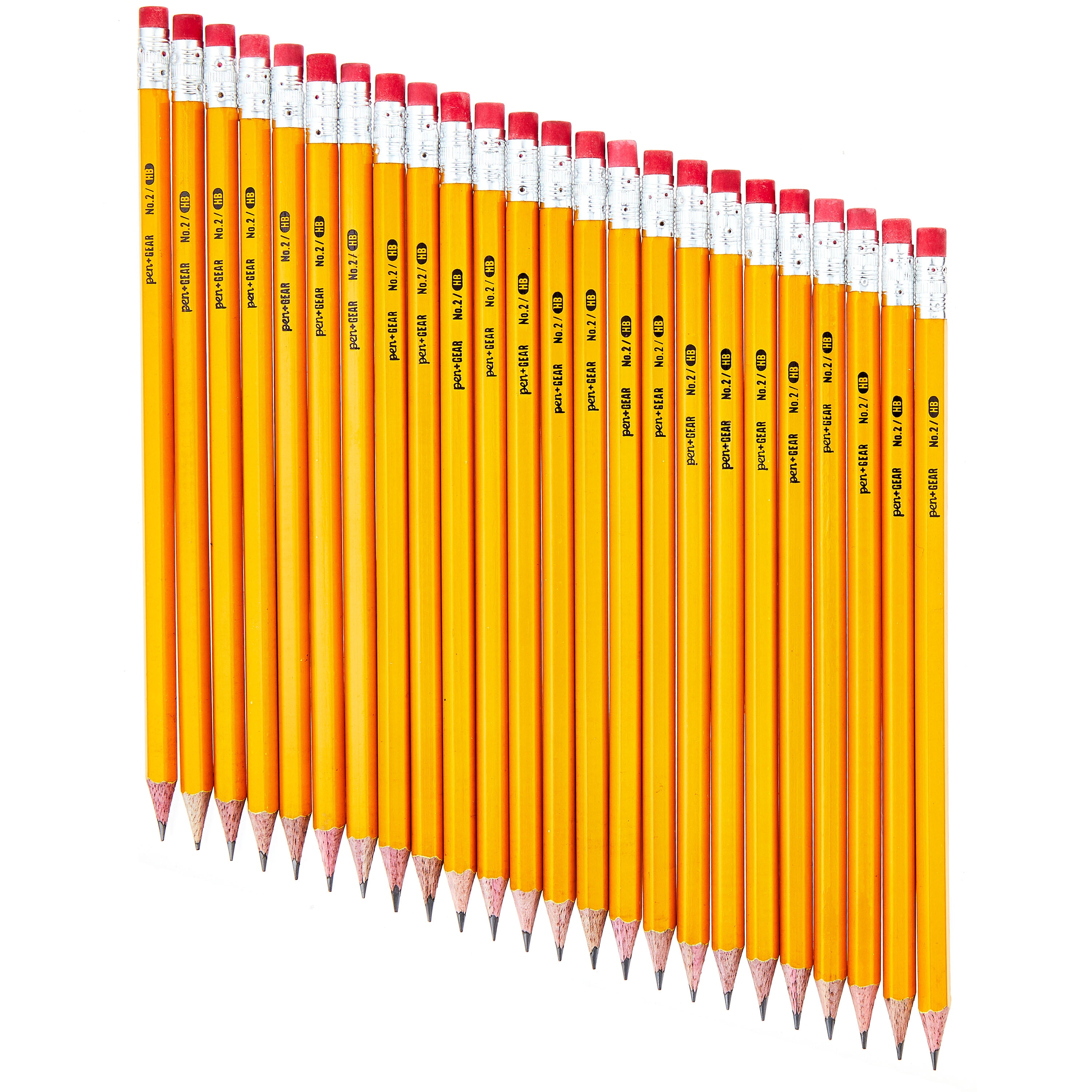 Pen + Gear No. 2 Wood Case Pencils, Sharpened, 24 Count - Walmart.com