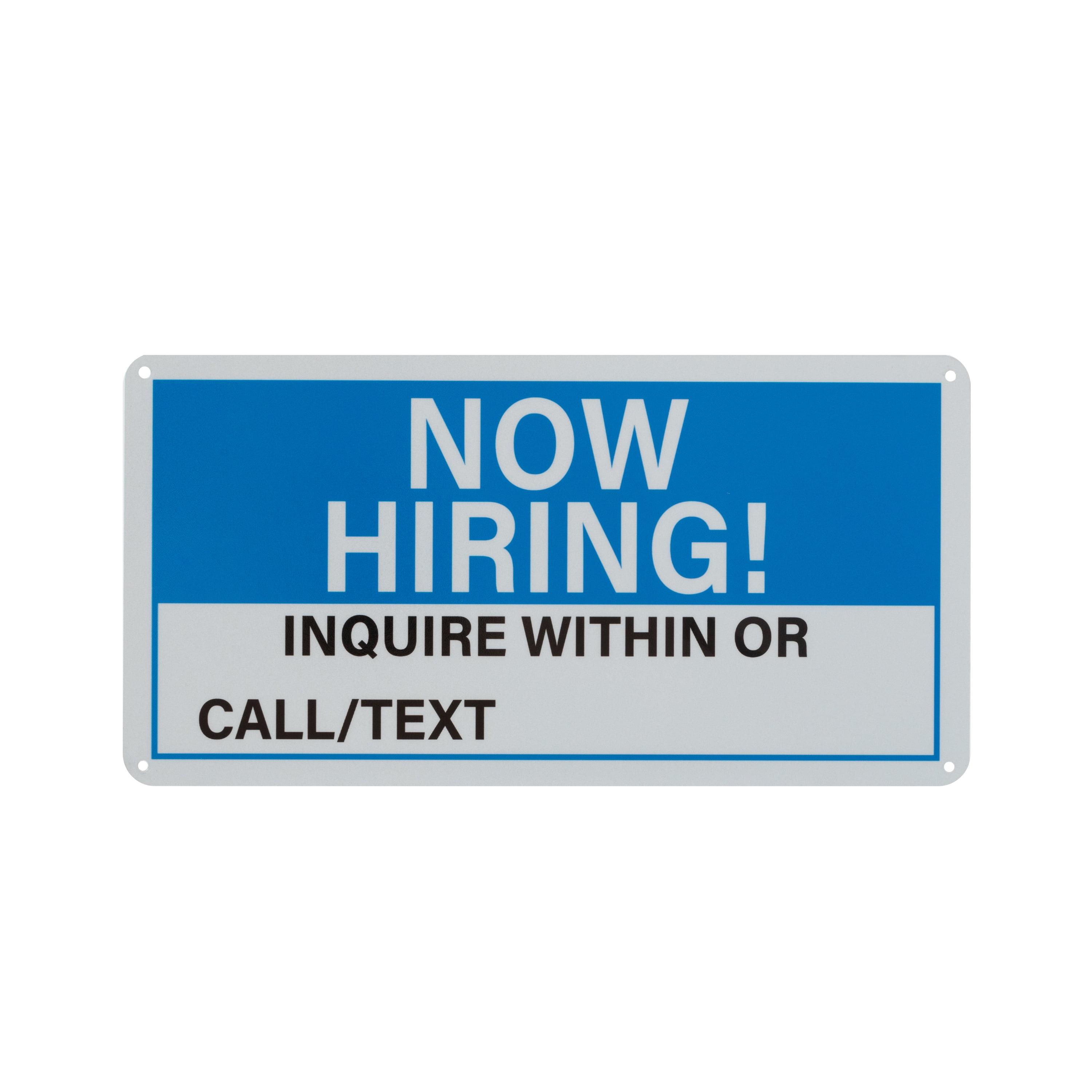 Pen+Gear Now Hiring Sign, 5.9X11.4inch, Blue Color, 1 Pack - Walmart.com