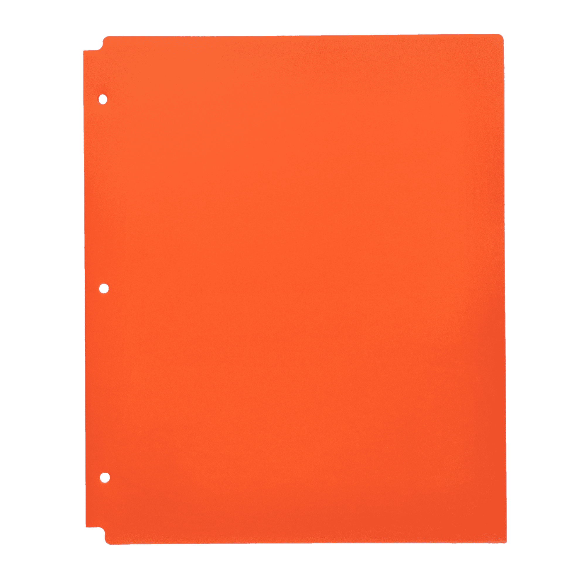 Pen+Gear Orange 2-Pocket Poly Folder for BINDER SCHOOL STORAGE Organize ...