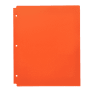 RYWESNIY Plastic Folders with Pockets, 3 Hole Punch School Folders for ...