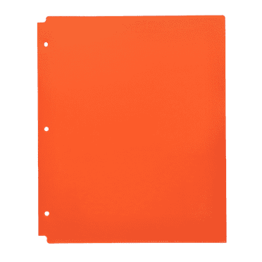 RYWESNIY Plastic Folders with Pockets, 3 Hole Punch School Folders for ...