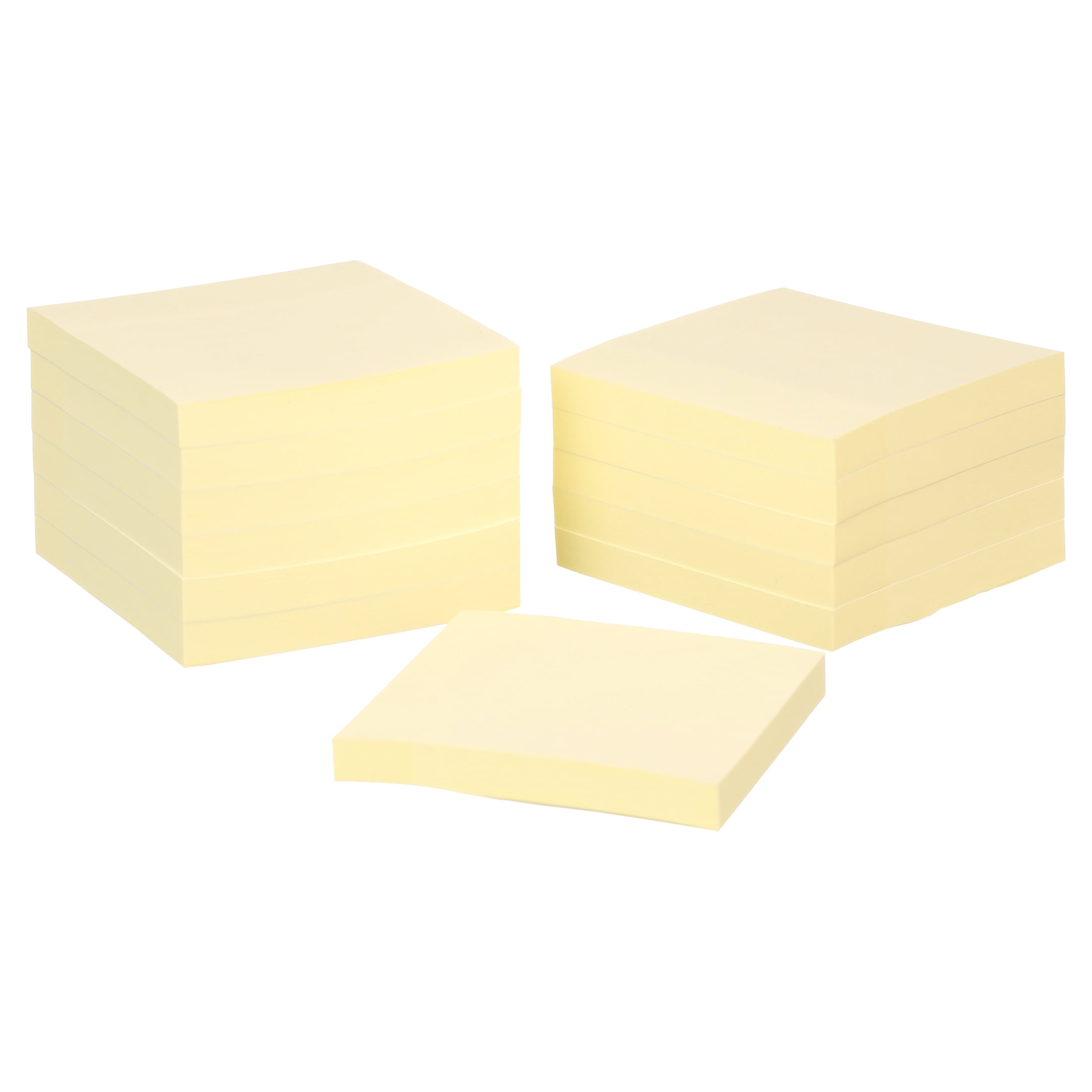 Pen+Gear Paper Sticky Notes, Yellow, 3" x 3", 1200 Sheets - Walmart.com