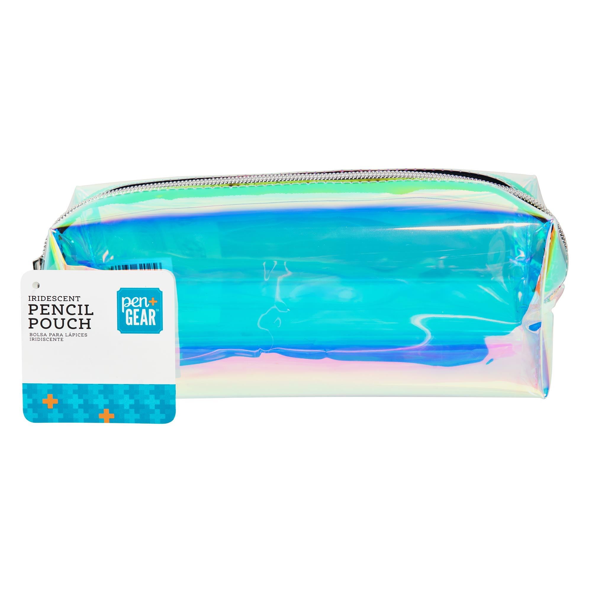 Pen + Gear Pencil Pouch, Transparent Iridescent TPU, Clear Holographic ...