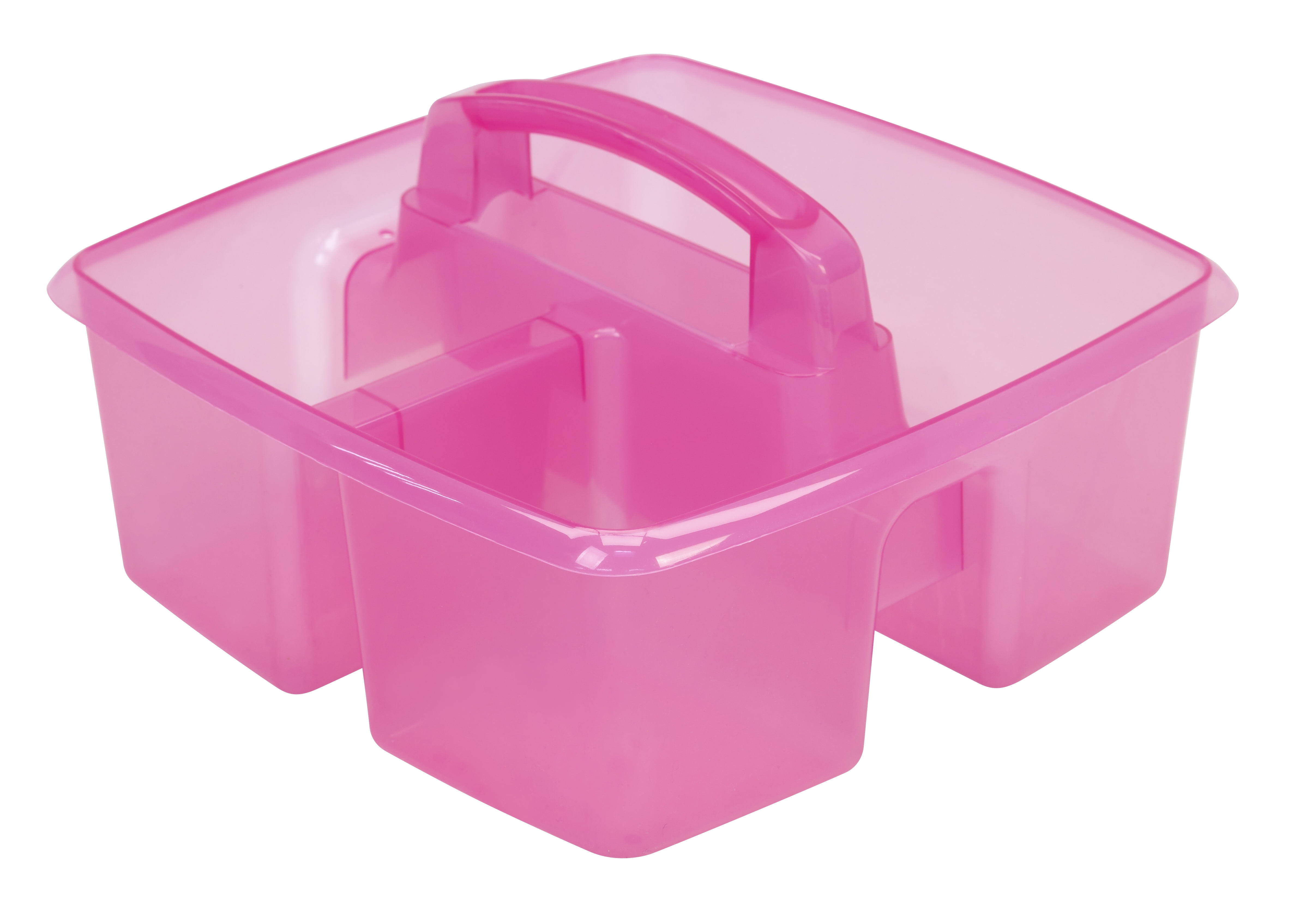 Pen+Gear Plastic Caddy, Craft and Hobby Organizer, Tint Pink - Walmart.com