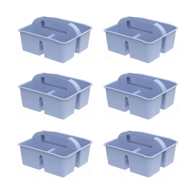 Pen+Gear Plastic Caddy, Desktop Craft and Hobby Organizer, Periwinkle ...