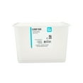 Pen+Gear Plastic Cubby Bin, Small Desktop Organizer, Clear, 1-Pack ...