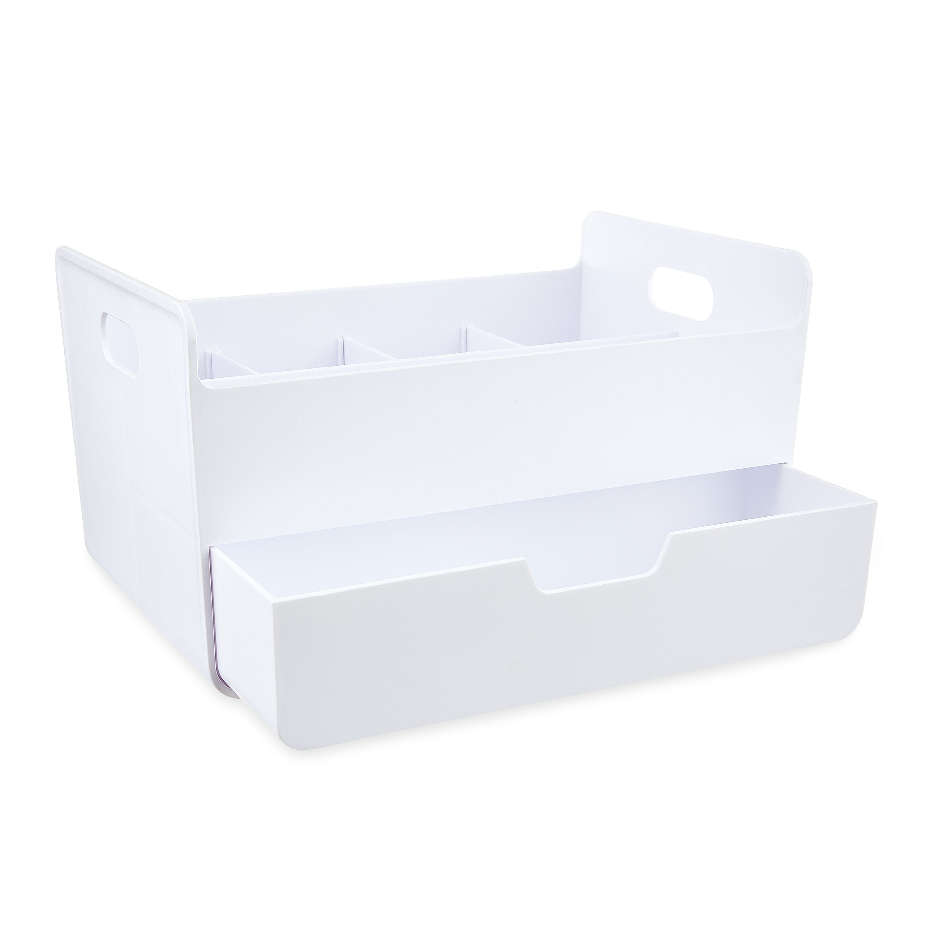 Pen+Gear Plastic Desktop Caddy Organizer, White - Walmart.com