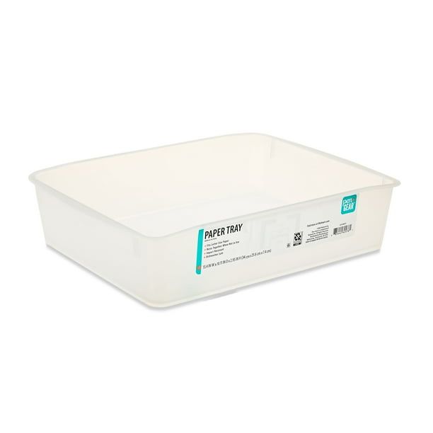 Pen+Gear Plastic Letter Tray, Letter Size Paper Sorter, Clear - Walmart ...