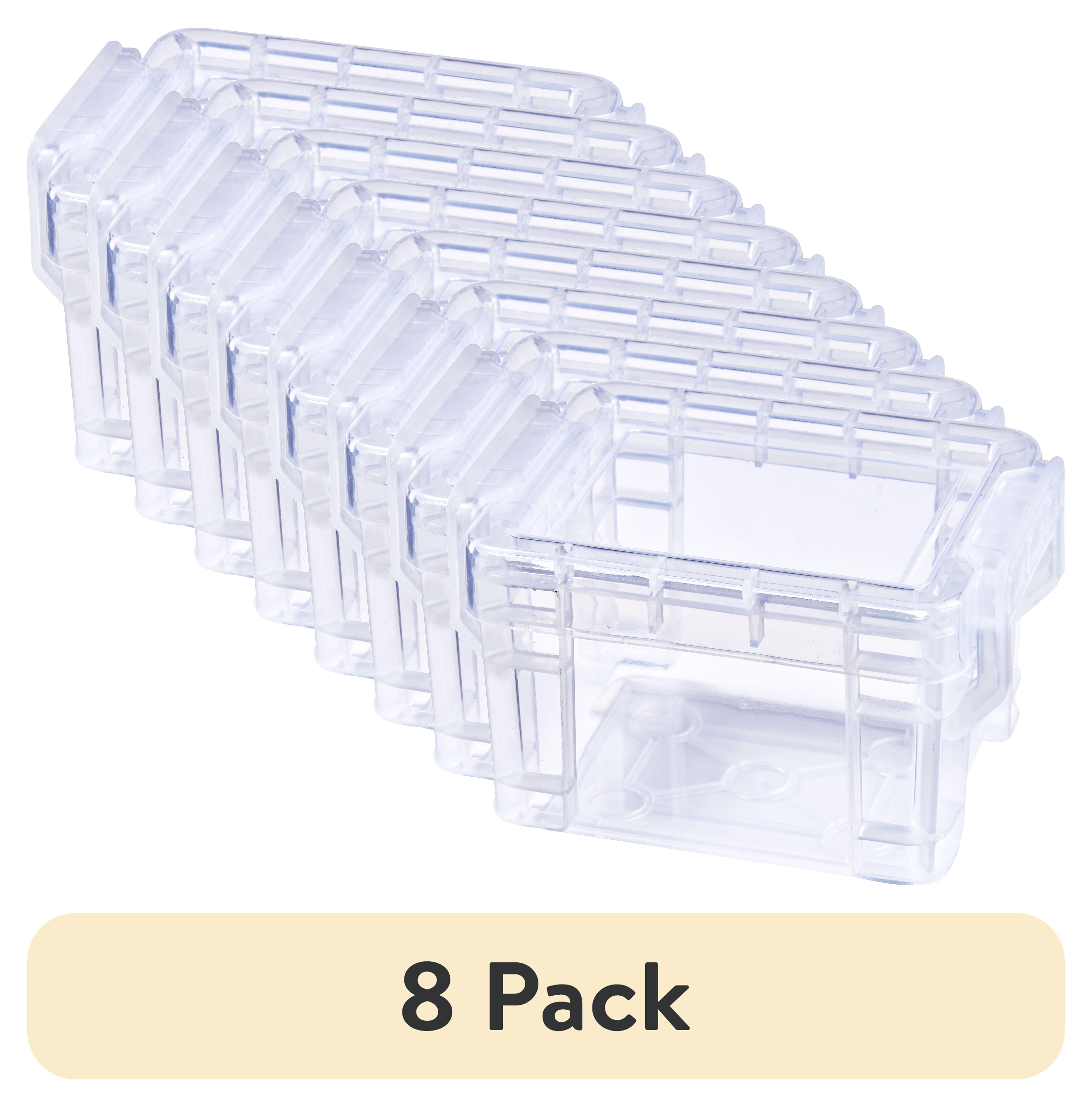 (8 pack) Pen + Gear Plastic Pixie Box, Clear Storage Box,New Desktop ...